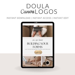 Doula Services Logo Templates: Editable Branding Designs (canva) - Etsy
