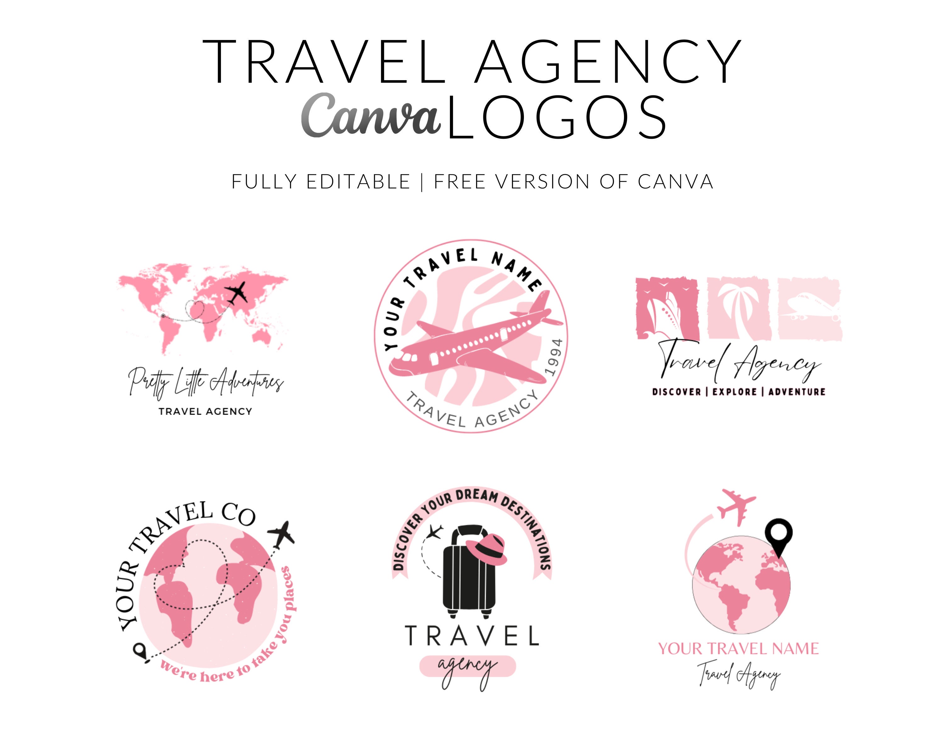 Travel Agency Logos, Travelling Logos, Travel Company Logo, Travel ...