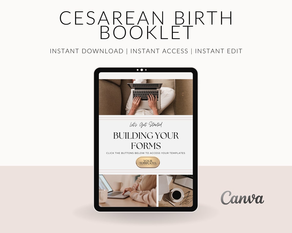 Cesarean Birth Information Booklet: Doula Handouts, C-section Guide ...