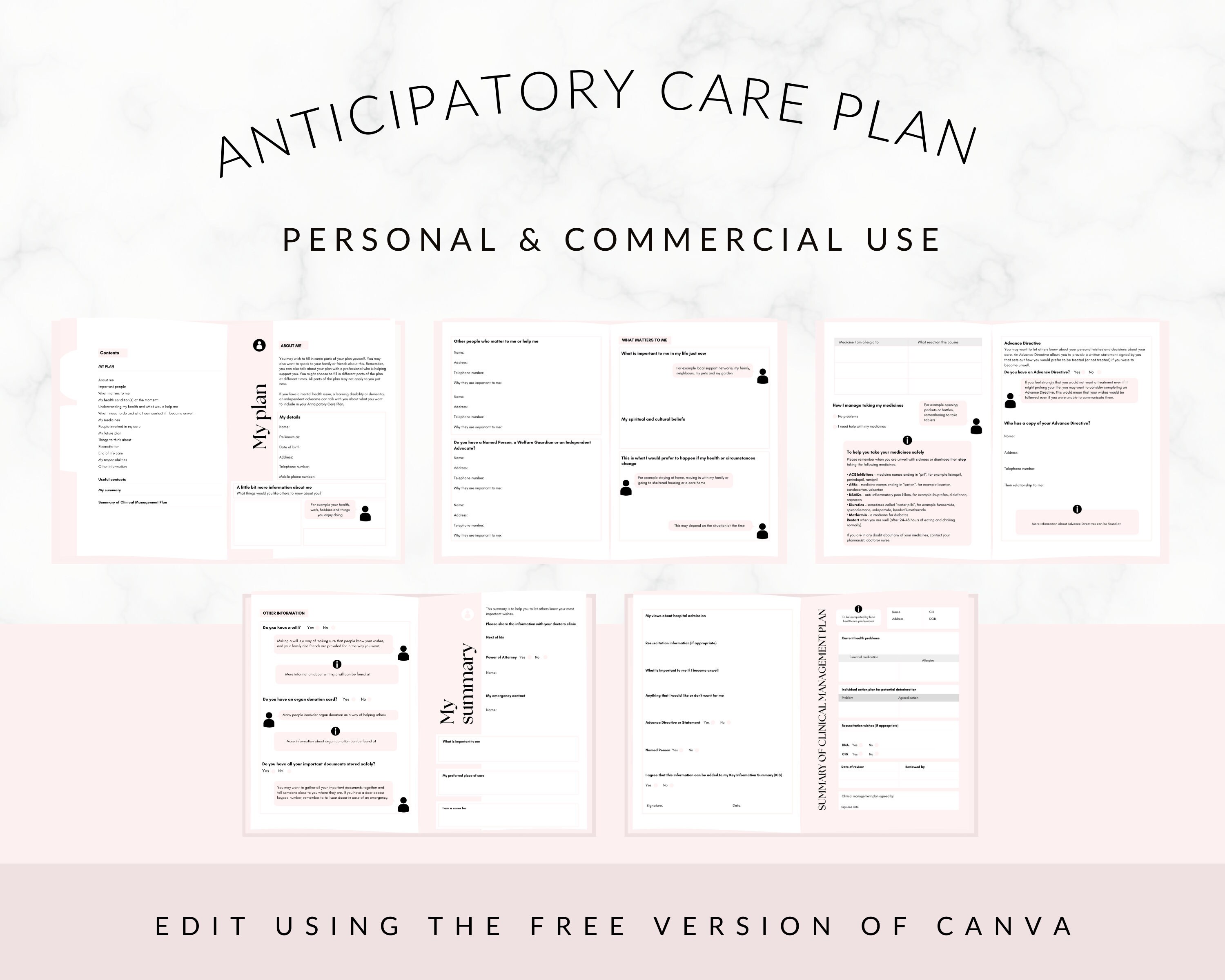 Anticipatory Care Plan, Future Care Plan, Your Care Planner, Planner ...