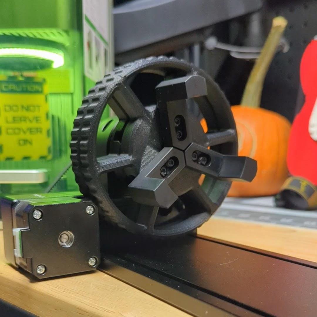 The Original Ez-twist Wheel Set for the Xtool RA2 Pro | Durable PETG-CF ...