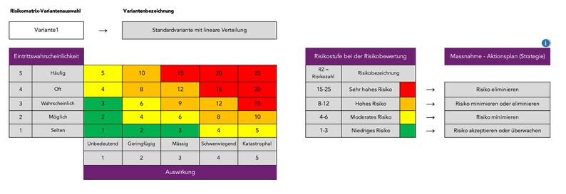 Risk Analysis With Risk Matrix & Action Plan Excel - Etsy