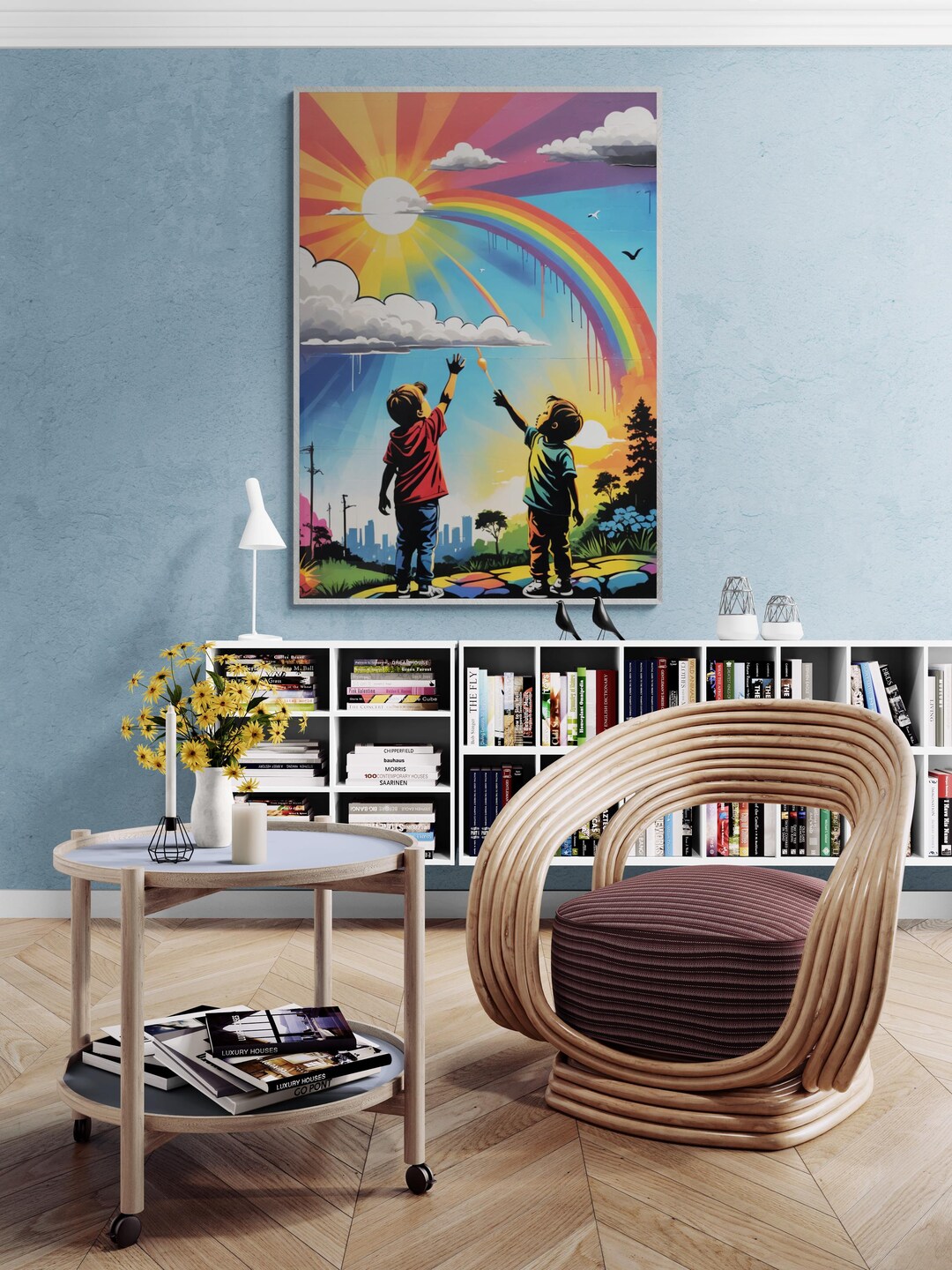 Digital Download Banksy-inspired Graffiti Poster reaching for Hope - Etsy