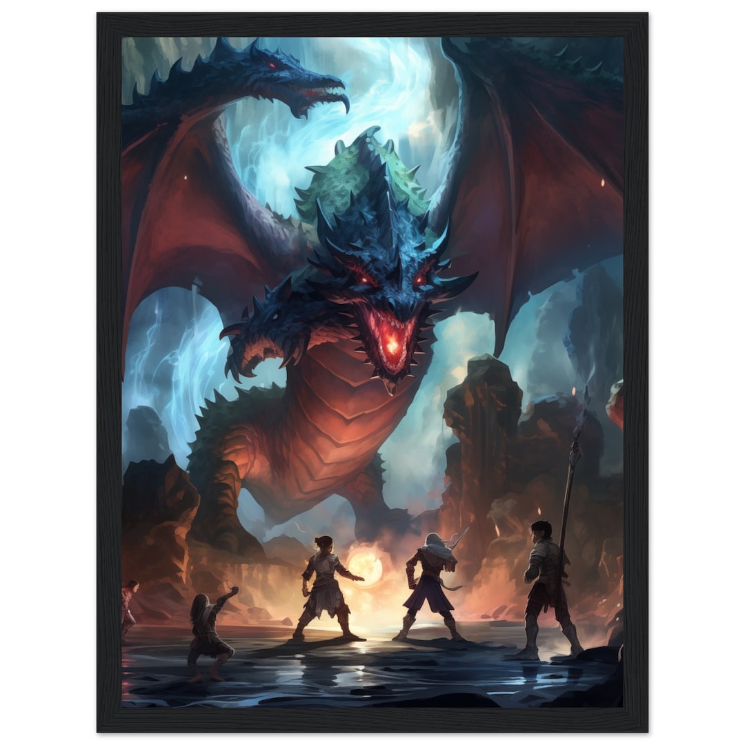 Premium Quality D&D Style Wall Art 30 X 40 CM 12x16 - Etsy