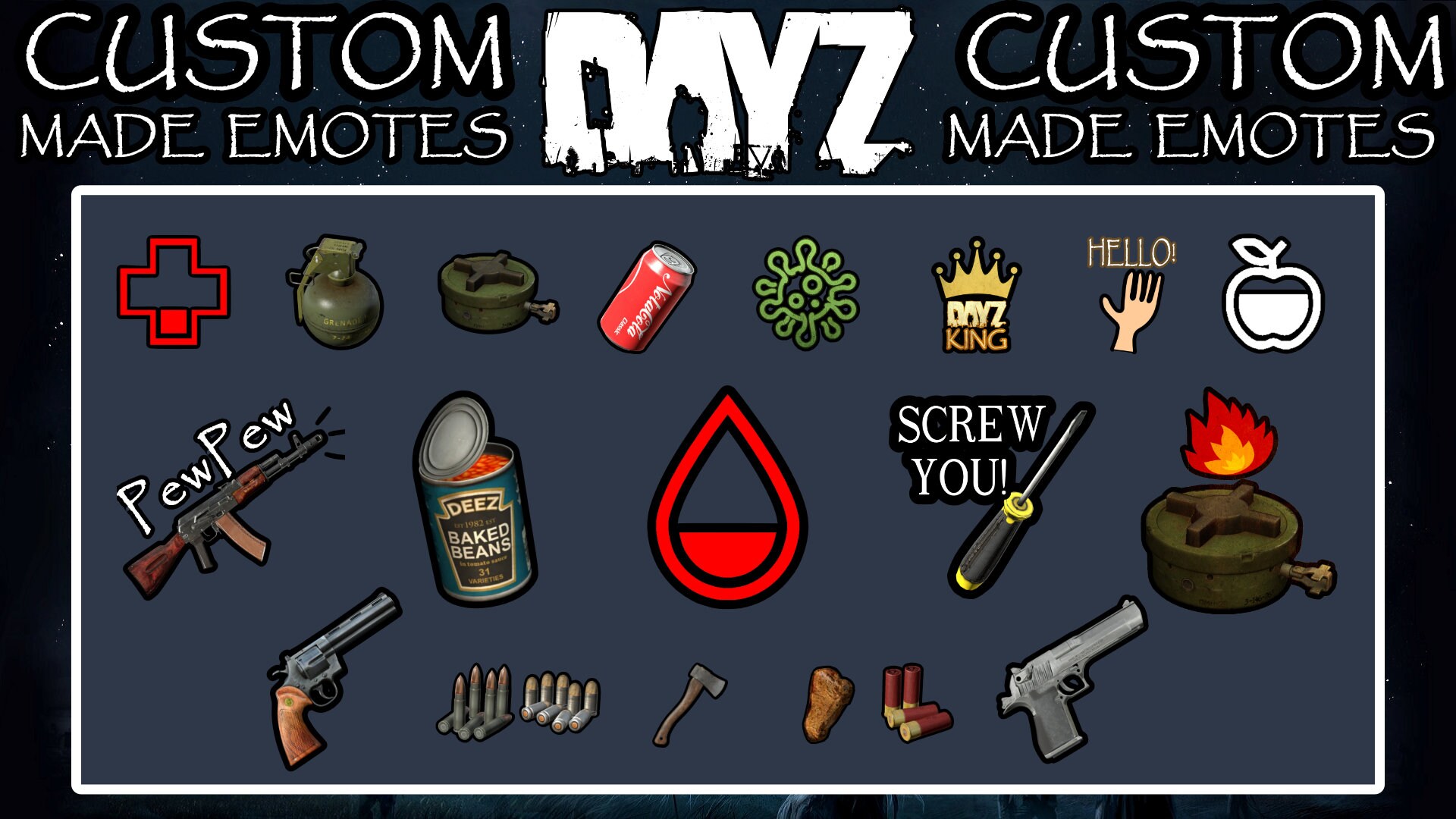 Dayz Custom Made Emotes - Etsy