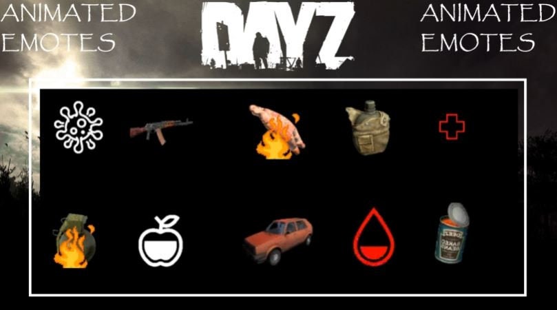 Dayz Animated Emotes Pack of 10 for Twitch/youtube - Etsy