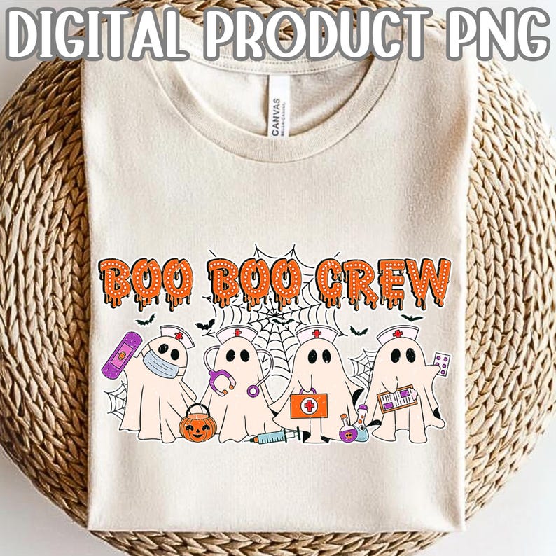 Boo Boo Crew Nurse Png Svg, Spooky Nurse, Halloween Nurse Gift, Spooky ...