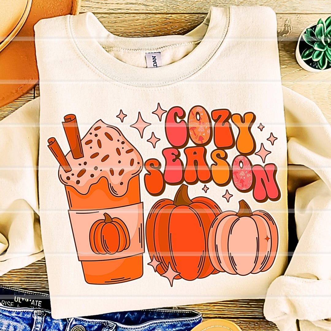 Cozy Seasons Fall Clipart Png-svg, Cozy Seasone, Cozy Season, Cozy ...