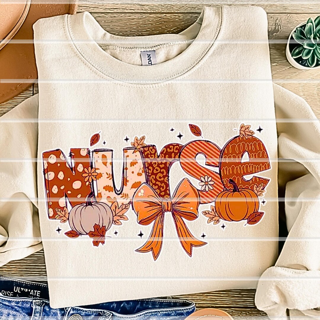 Nurse Fall, Png Svg, Nurse Gift Fall, Nurse Fall Gift, Fall Nurse Gifts ...