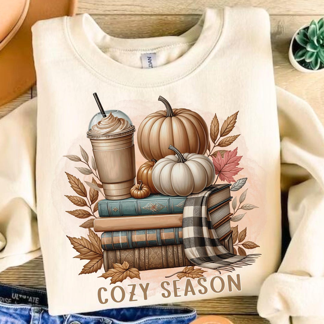 Cozy Seasons Fall Clipart Png-svg, Cozy Seasone, Cozy Season, Cozy ...