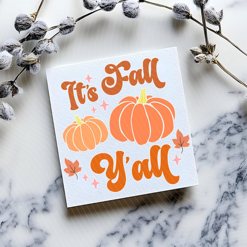 Boho Pumpkin Spice Clipart Bundle: Fall PNG SVG (digital Download) - Etsy