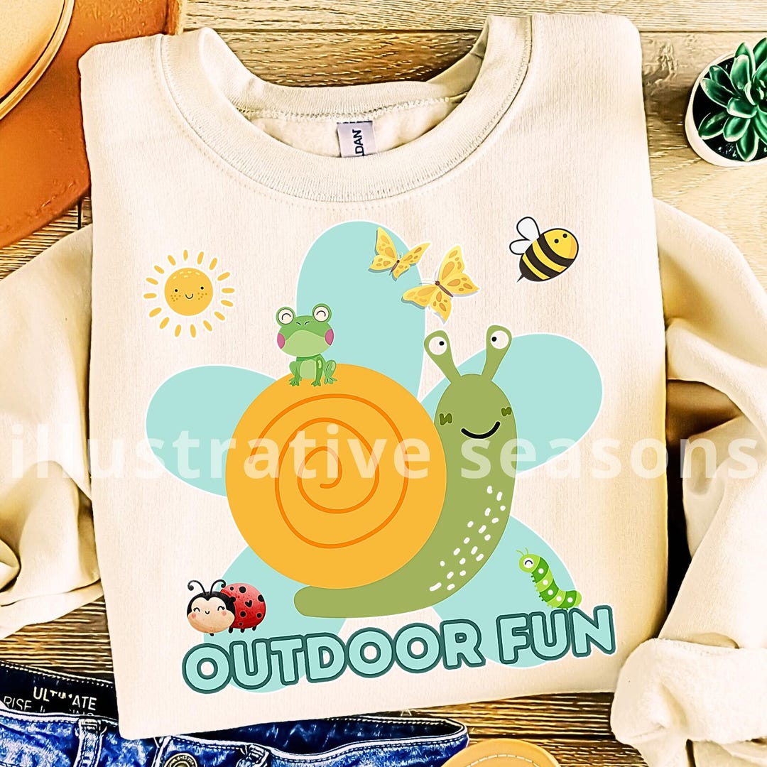 Spring Snails Clip Art PNG-SVG Files, Digital Art Sublimation, Creative ...