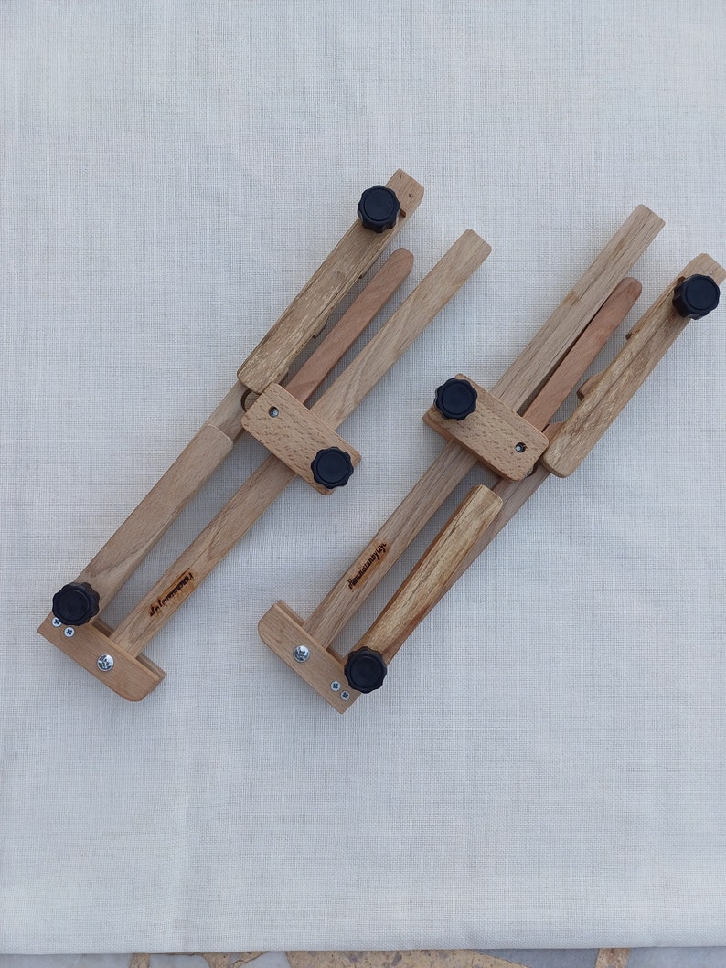 Punch Needle Wood Frame Stand/ Cross Stitch Table Stand, Needlework ...