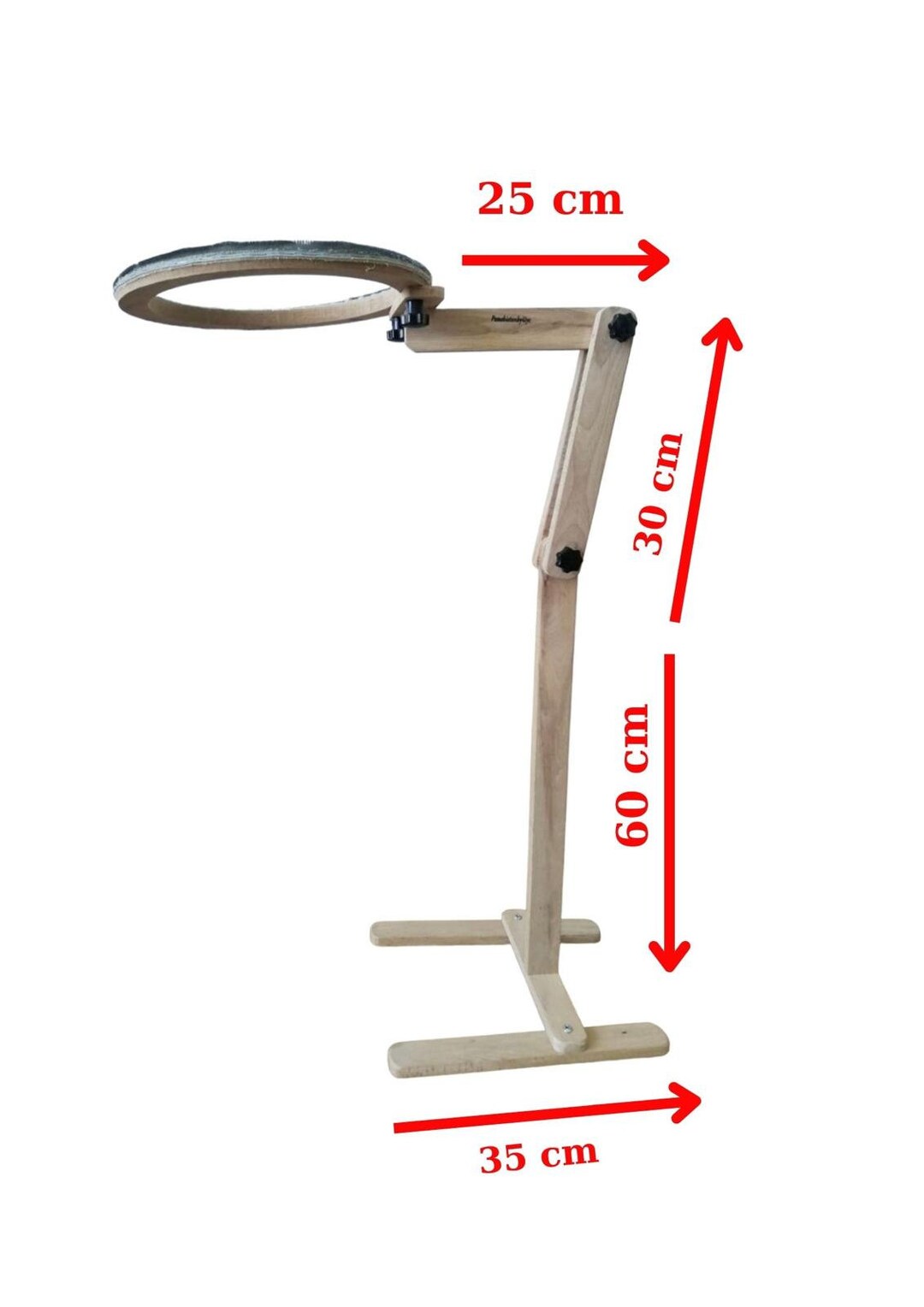 Wooden Adjustable Cross Stitch Embroidery Frame Stand/ Floor and Table ...