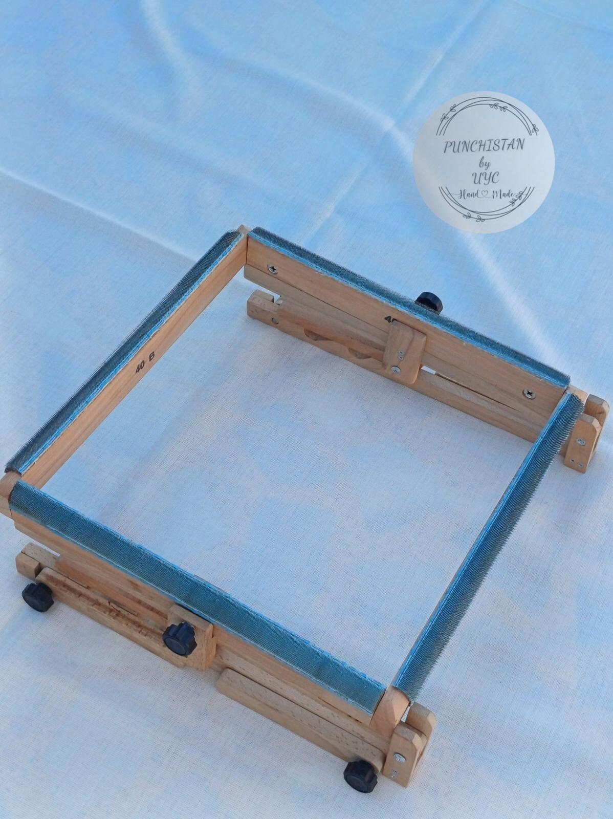 Punch Needle Wood Frame Stand/ Cross Stitch Table Stand, Needlework ...