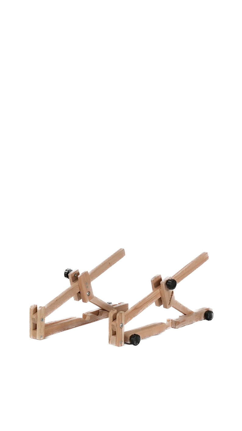 Punch Needle Wood Frame Stand/ Cross Stitch Table Stand, Needlework ...