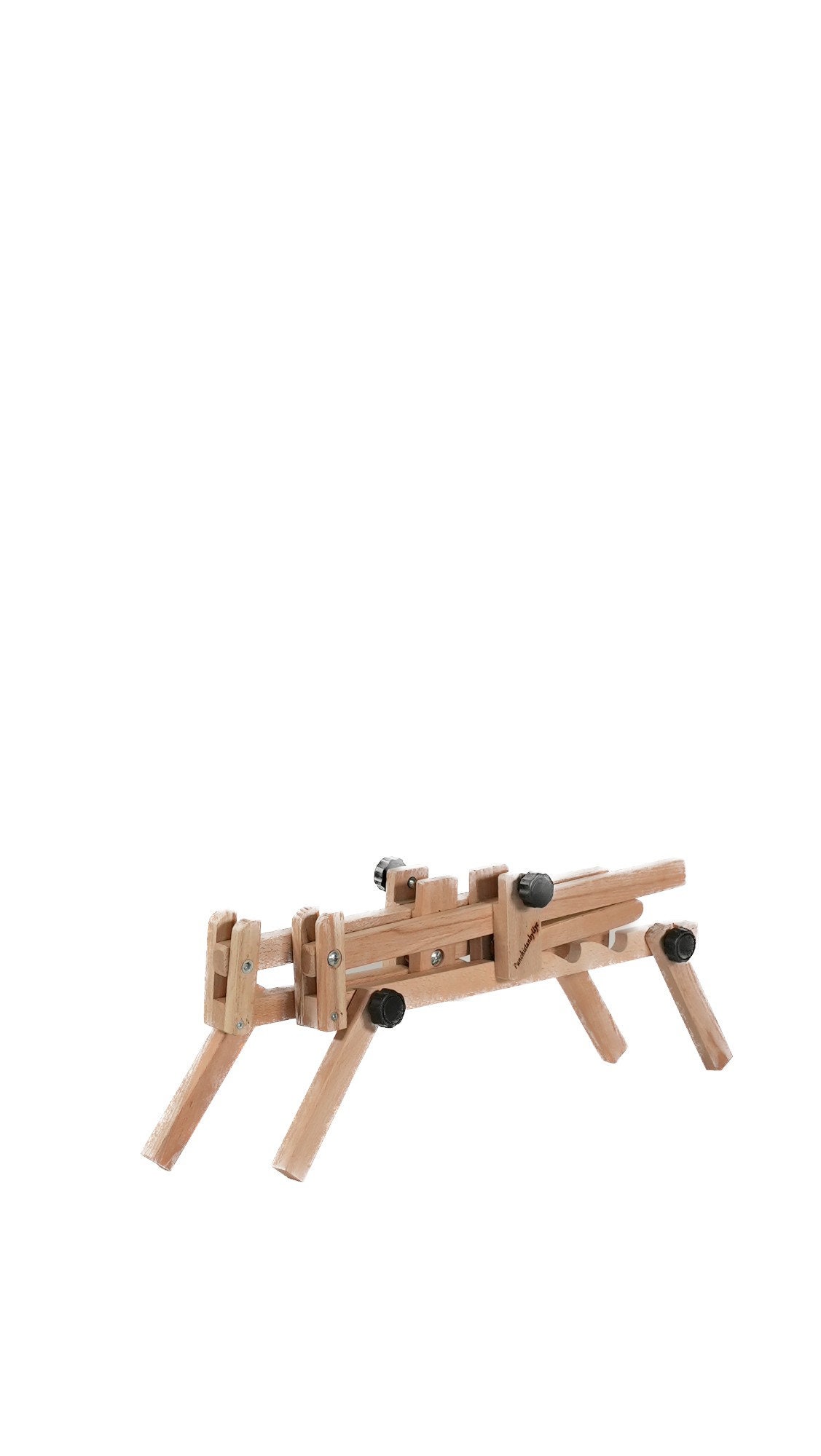 Punch Needle Wood Frame Stand/ Cross Stitch Table Stand, Needlework ...