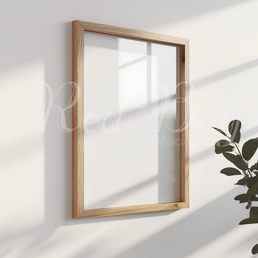 Frame Mockup, ISO A Ratio, Leaning Frame Mockup, Din A Frame Mockup ...