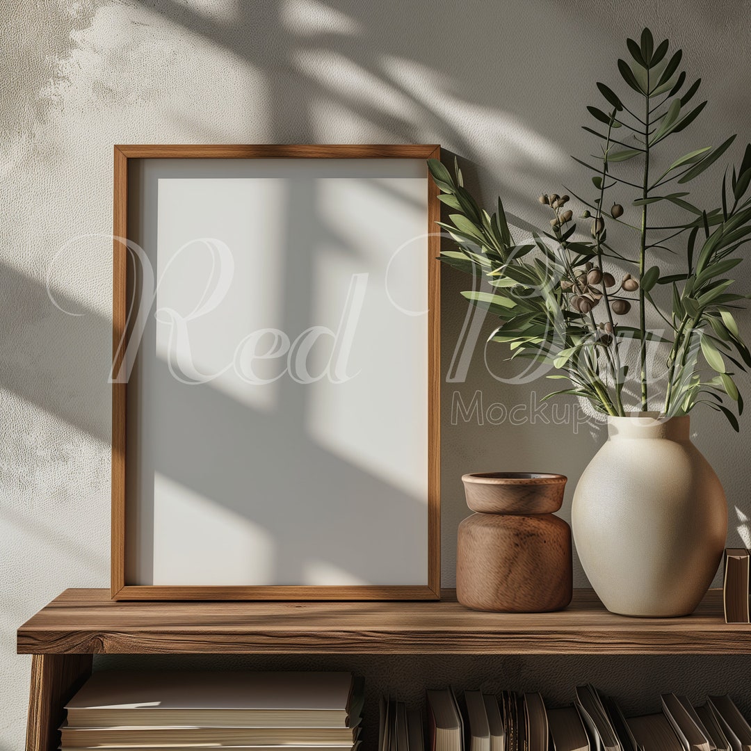 Din A Vertical Frame Mockup, Photoshop Editable Smart Object ...