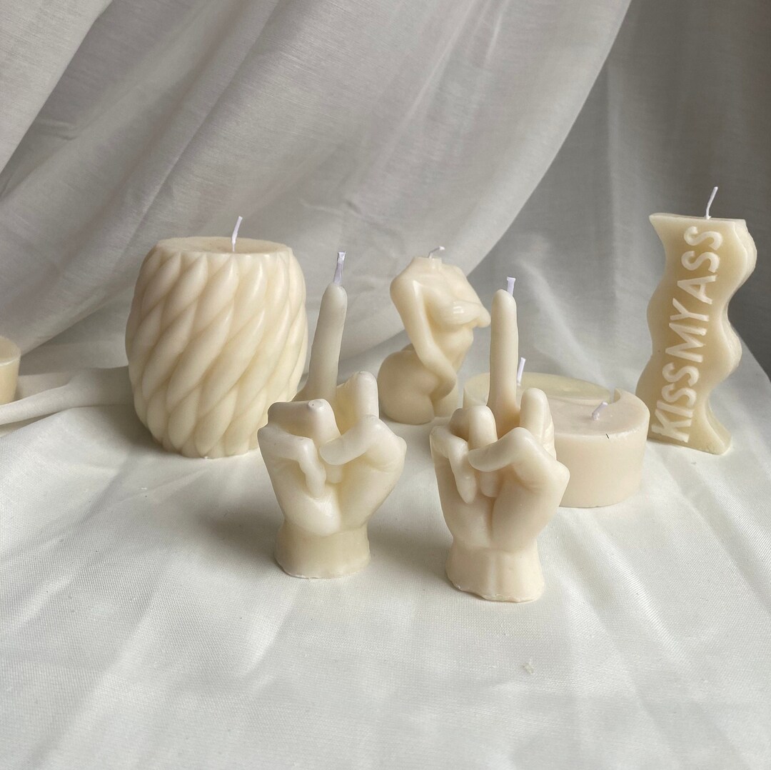 Middle Finger Candle / Middle Finger Candle / Candle / Minimalist ...