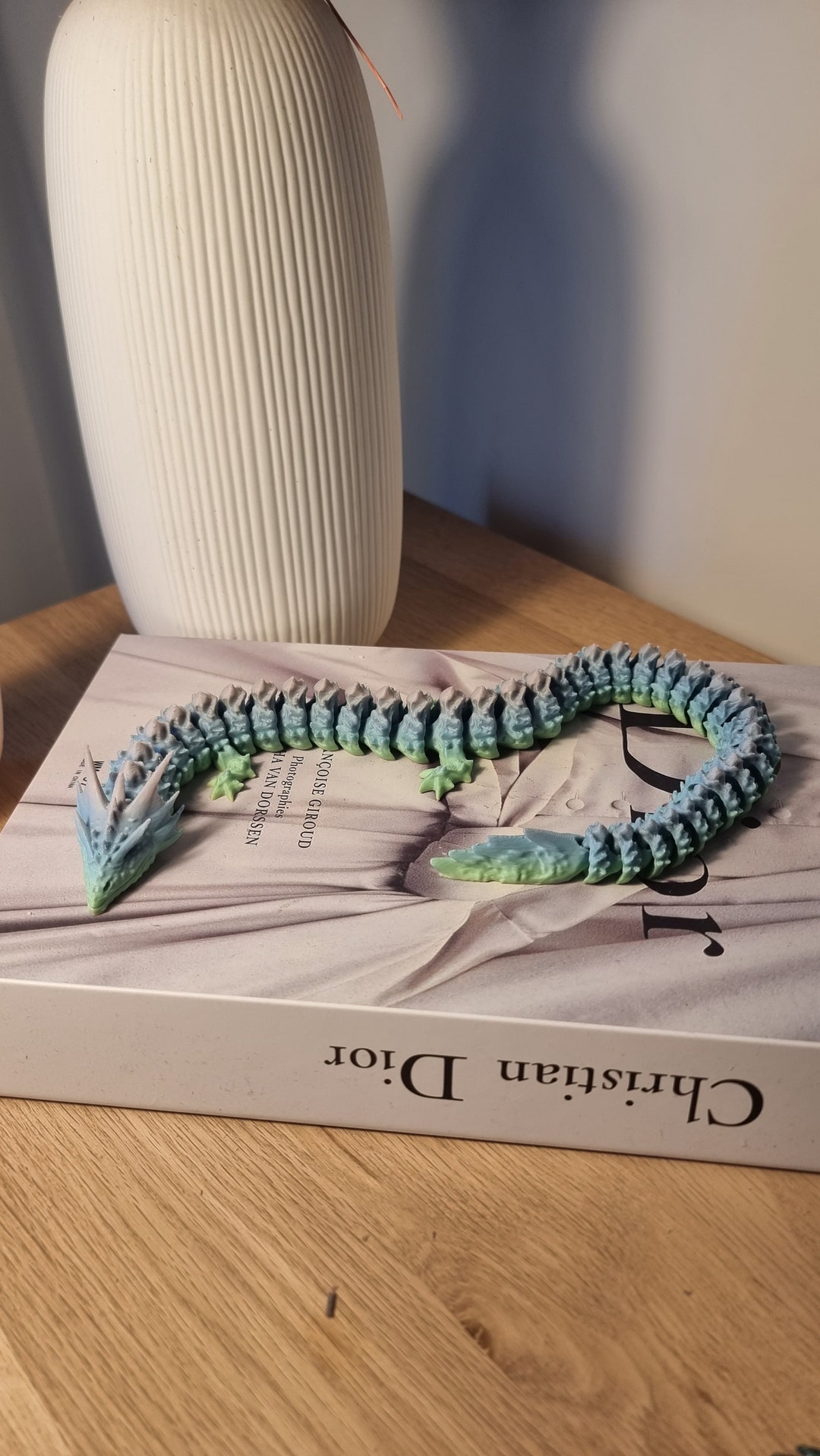 Magnificent Articulated Basilisk Dragon 42 Cm Long 3D Printed, Toy ...