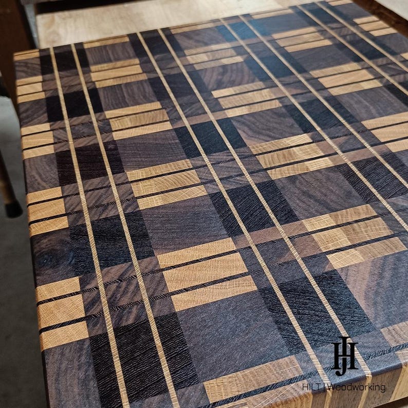 Limited Edition Plaid Edge-grain Cutting Board - Etsy