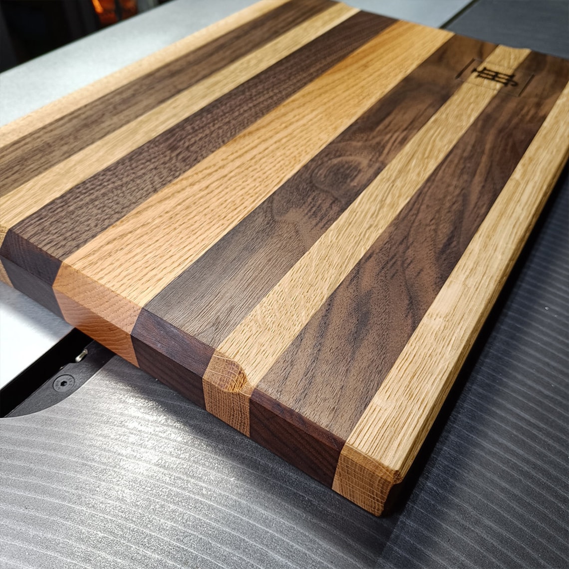 Walnut, Oak, and Ash Hardwood Cutting Board, Handmade Quality. Perfect ...