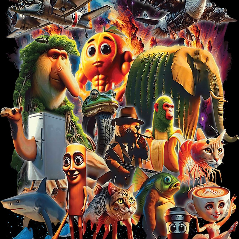 Brainrot personajes png - Etsy España