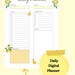 Cute Minimalist Lemon Theme Digital Weekly and Daily Planner ...