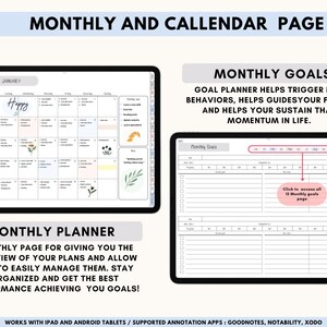 Ultimate Digital Planner and Calendar 2025 (landscape) for Ipad ...