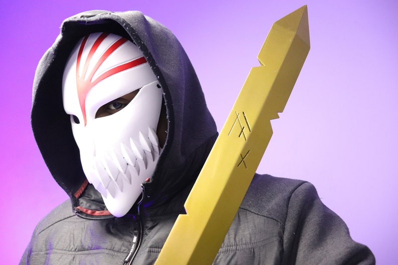 Kurosaki Ichigo Mask Full Face Shinigami Cosplay Mask - Etsy