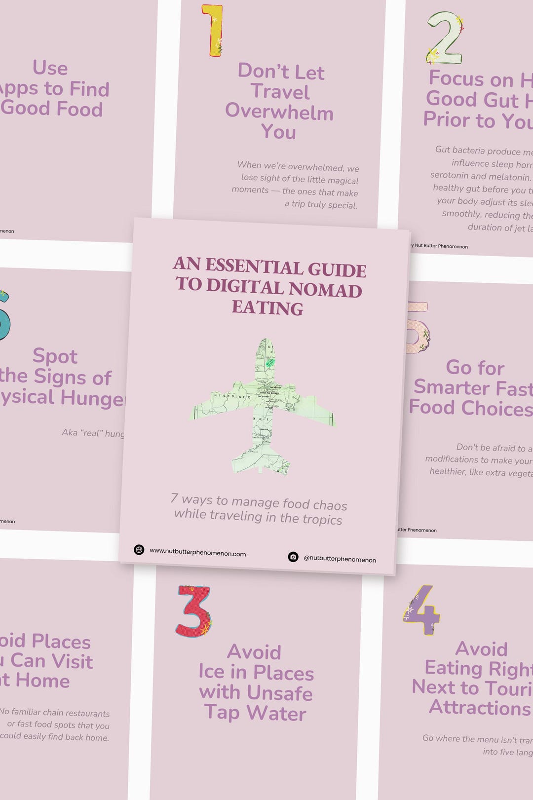 Nomad Eating Card Deck (58 Cards) | Printable Travel Food Guide ...