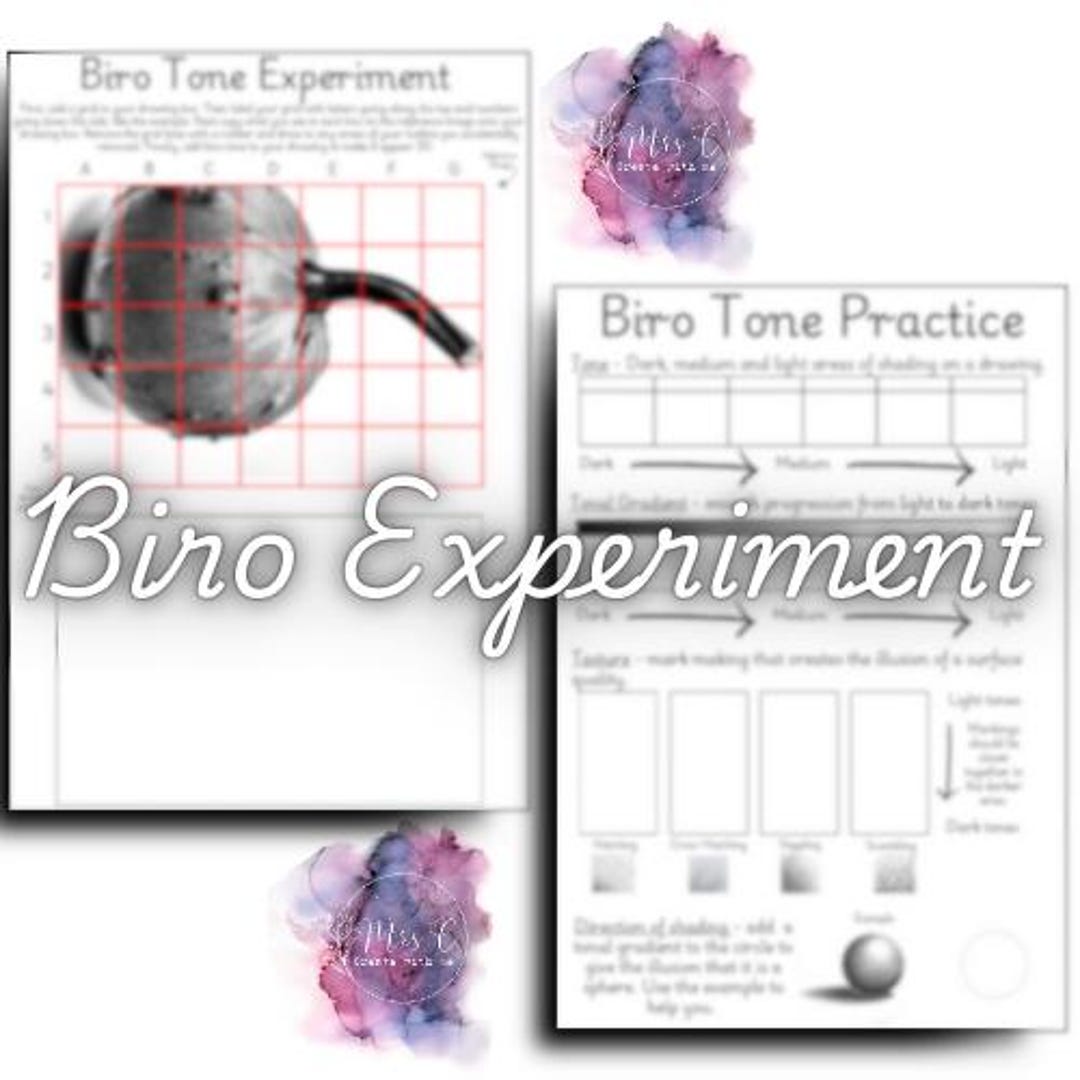 Autumn Biro Tone Drawing Worksheet - Etsy