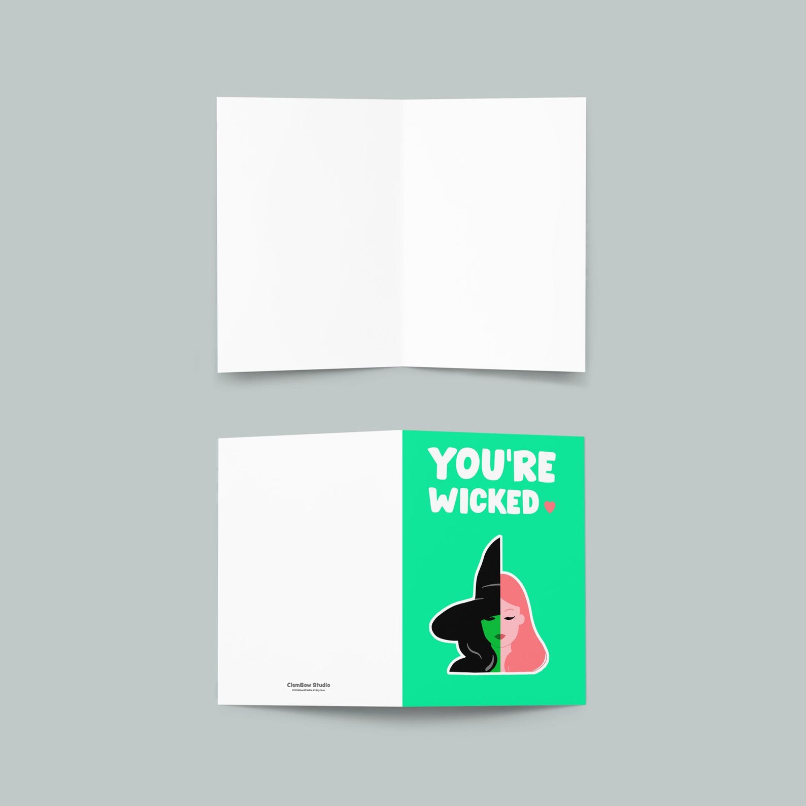 Wicked Valentines Card - You're Wicked - Etsy