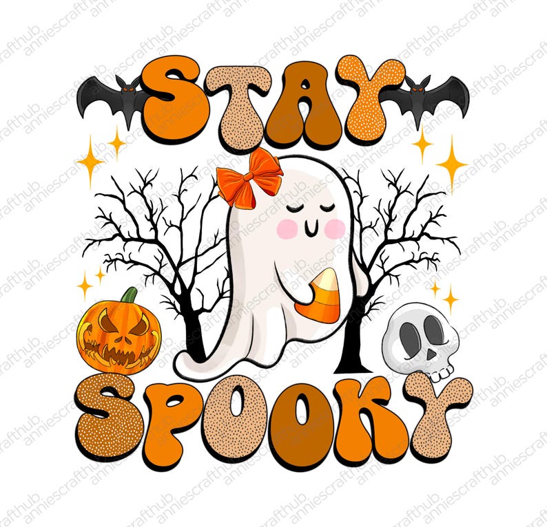 Stay Spoky Png, Stay Spoky Svg, Halloween Png, Halloween Svg, Bat Png ...