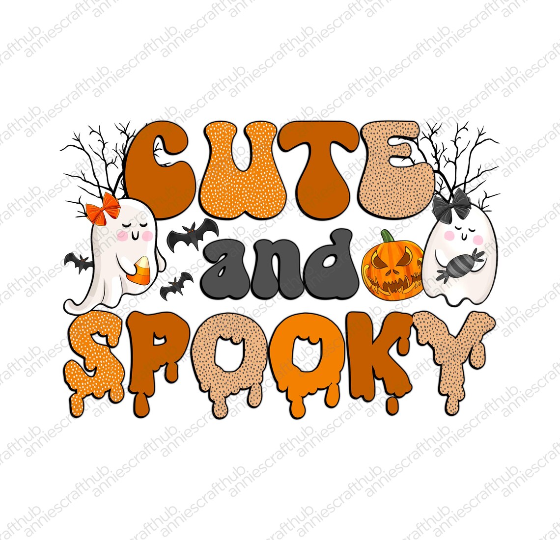 Cute and Spooky Png, Cute and Spooky Svg, Halloween Png, Halloween Svg ...