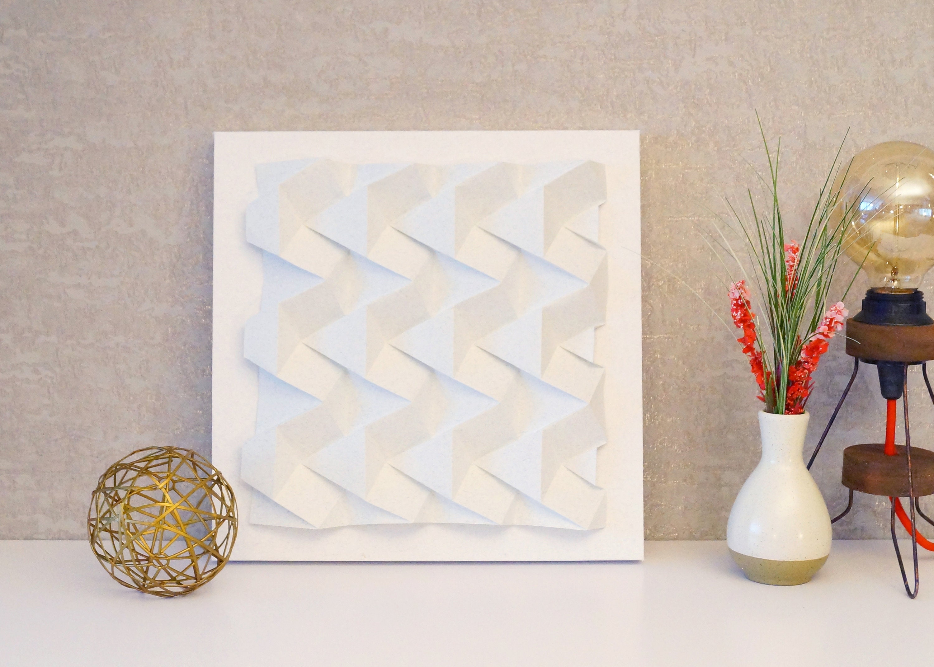 Origami Tessellation Arrows Frame Wall Art Multiple Color Available - Etsy
