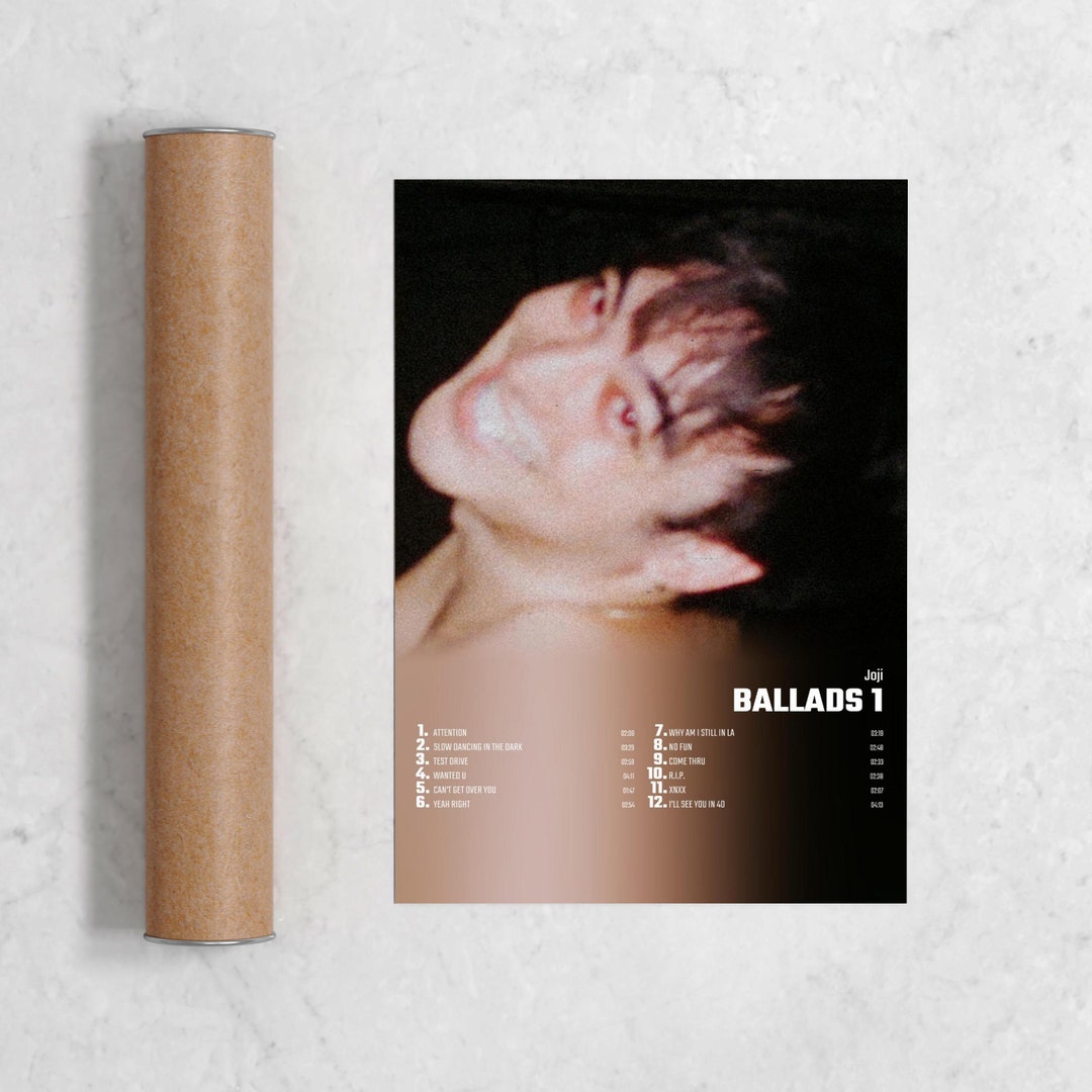 Joji Ballads 1 Album Cover Poster Print Wall Art Joji - Etsy