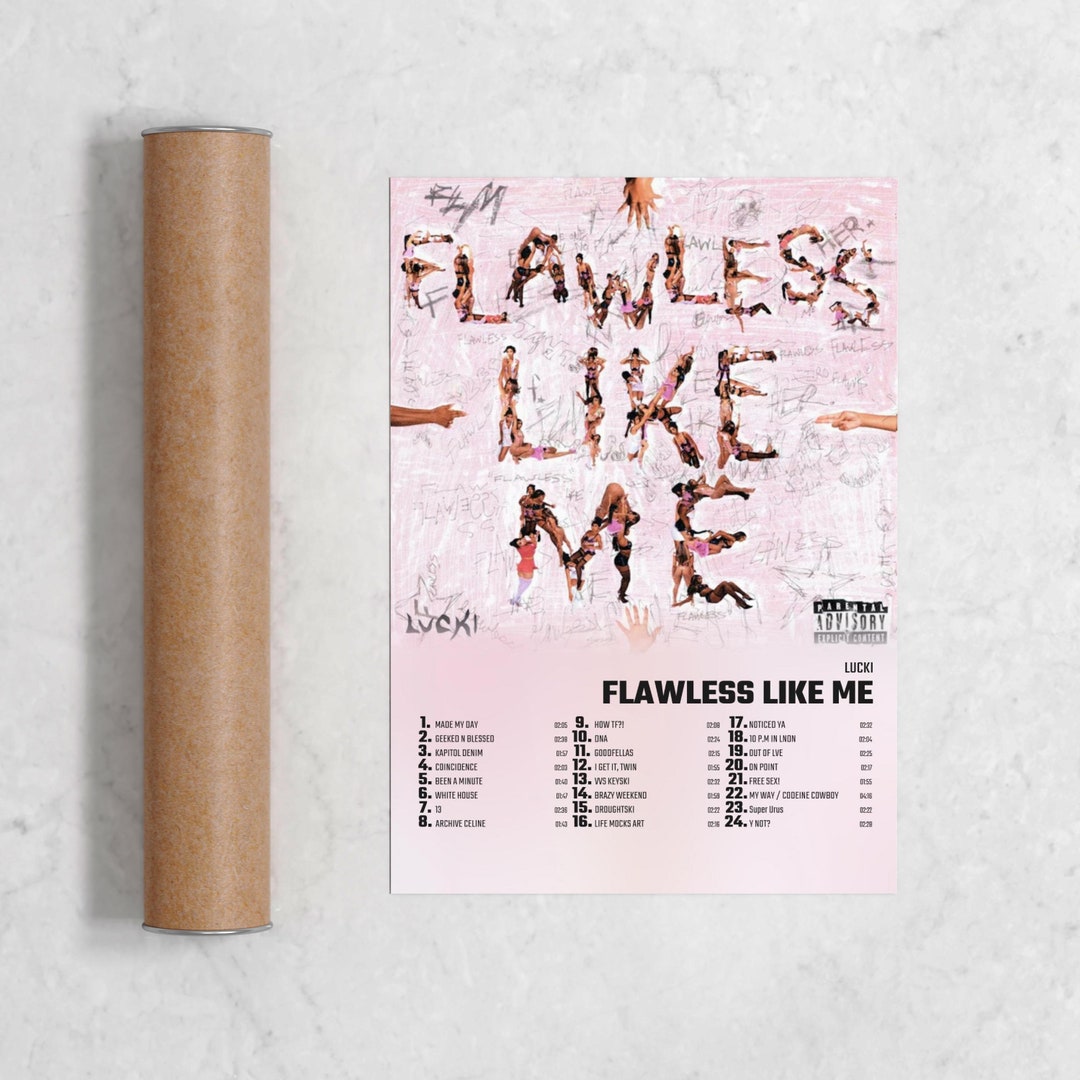Lucki Flawless Like Me Album Cover Poster Print Wall Art - Etsy