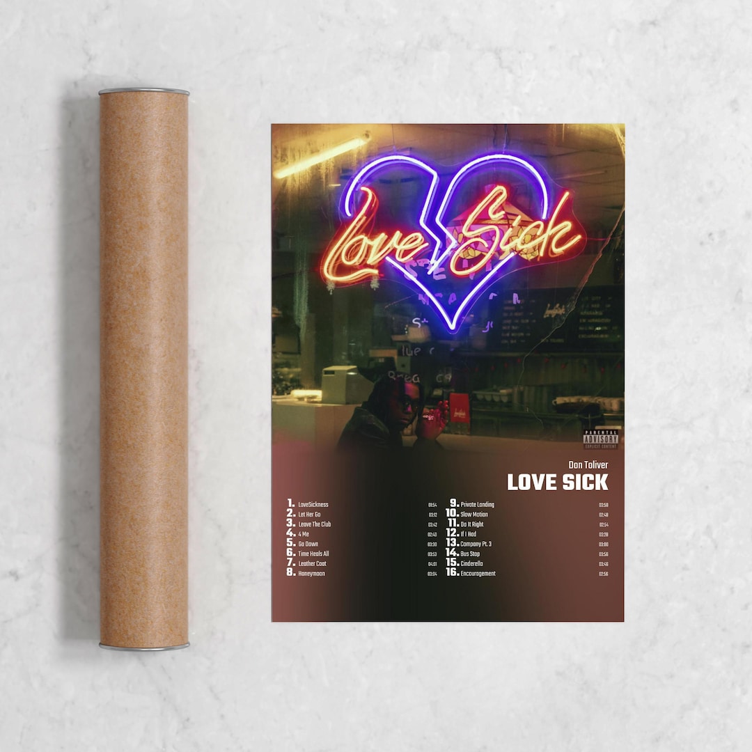 Don Toliver Love Sick Album Cover Poster Print Wall Art Don - Etsy