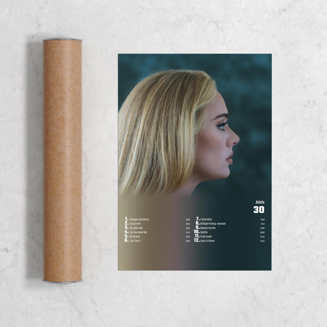 Adele 30 Album Cover Poster Print Wall Art Adele 30 - Etsy