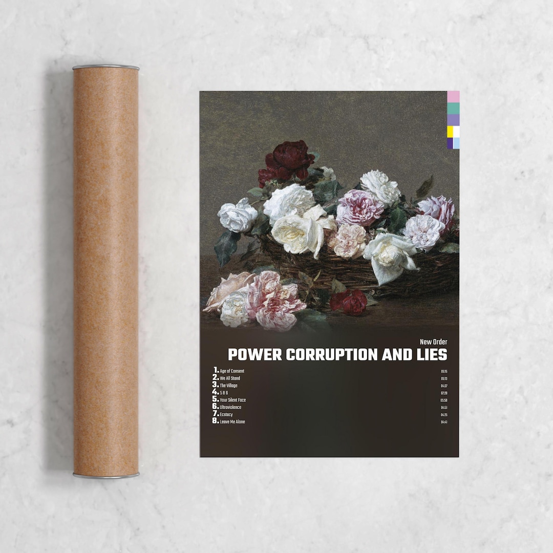 New Order Power Corruption and Lies Album Cover Poster Print - Etsy
