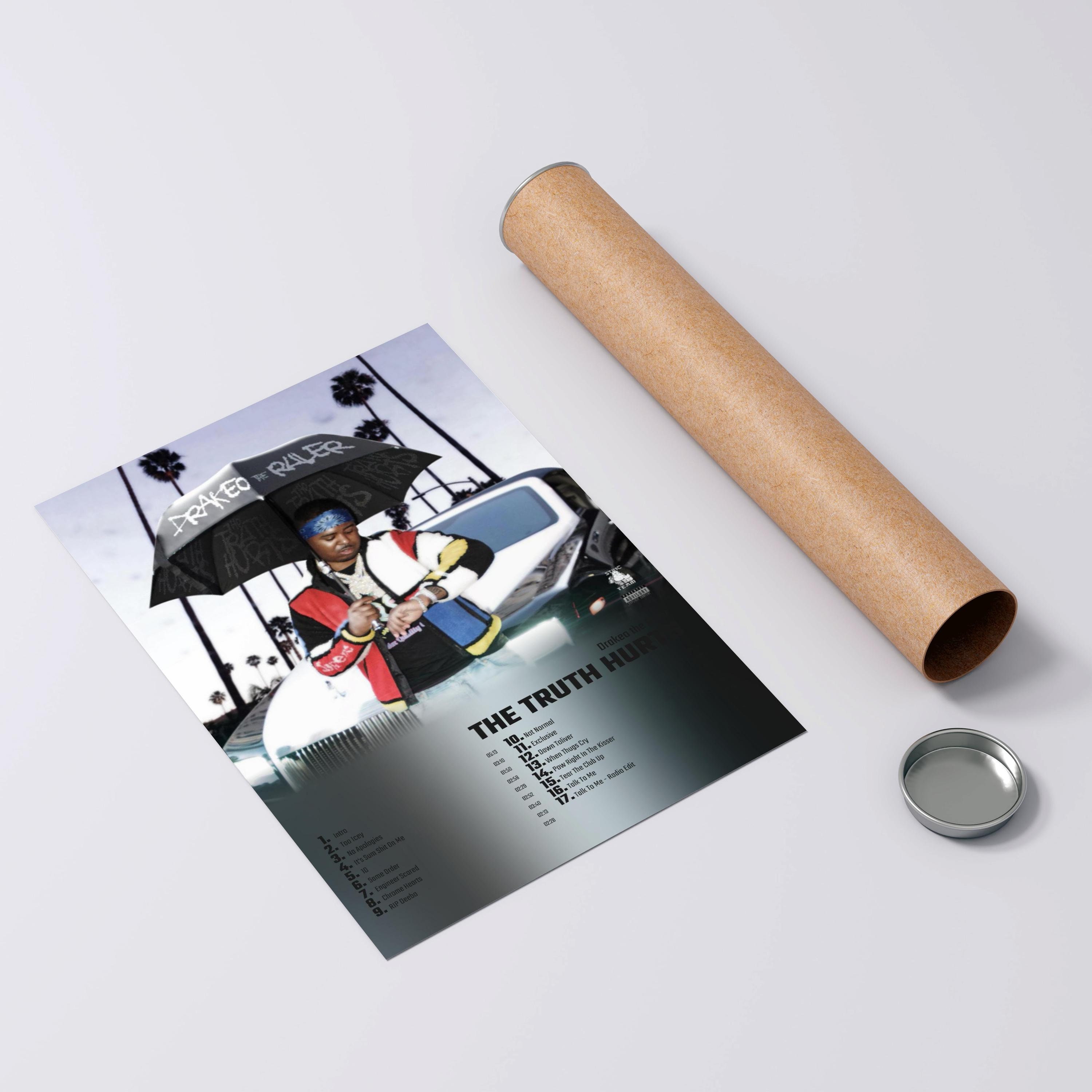 Drakeo the Ruler the Truth Hurts Album Cover Poster Print - Etsy