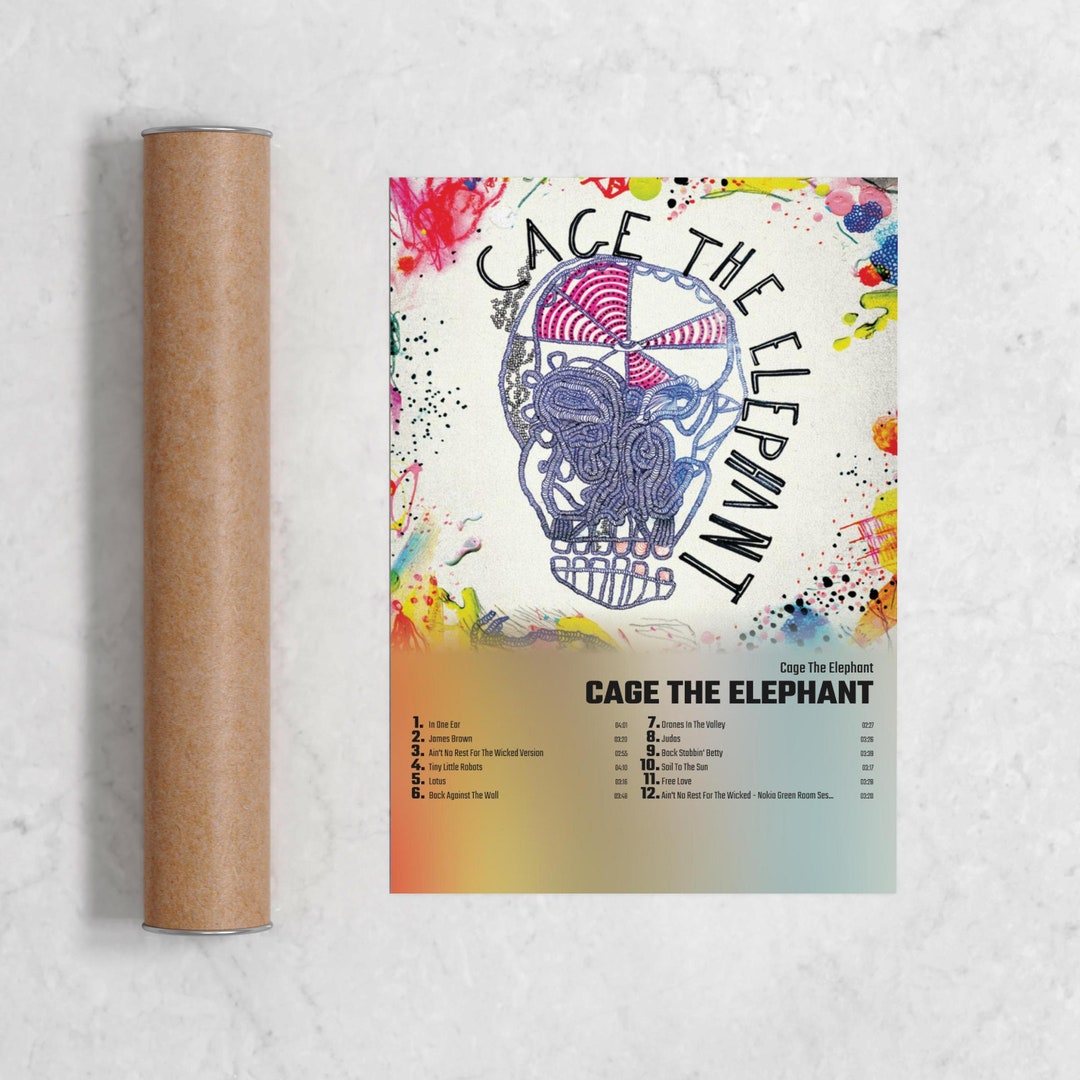 Cage the Elephant Cage the Elephant Album Cover Poster Print - Etsy