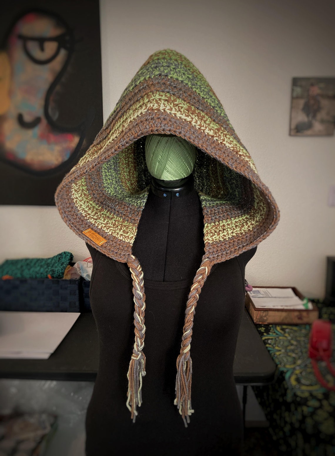 Crochet Druid Hood - Etsy