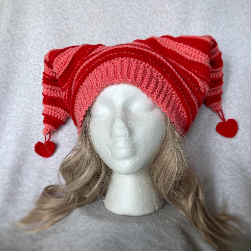 Black and Grey Jester Hat - Etsy