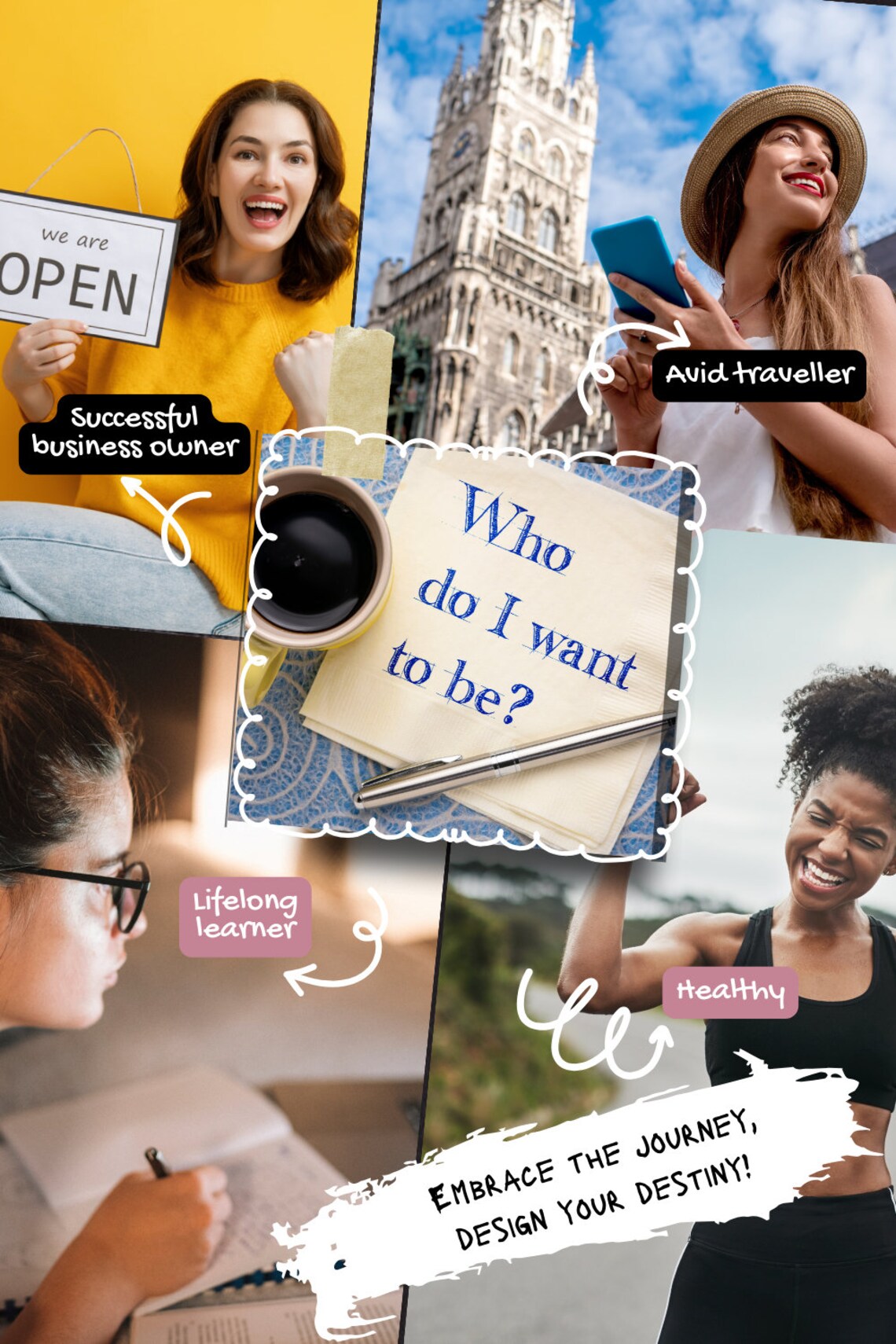 Vision Board Printables for Vision Board Kit for Vision Board Party ...