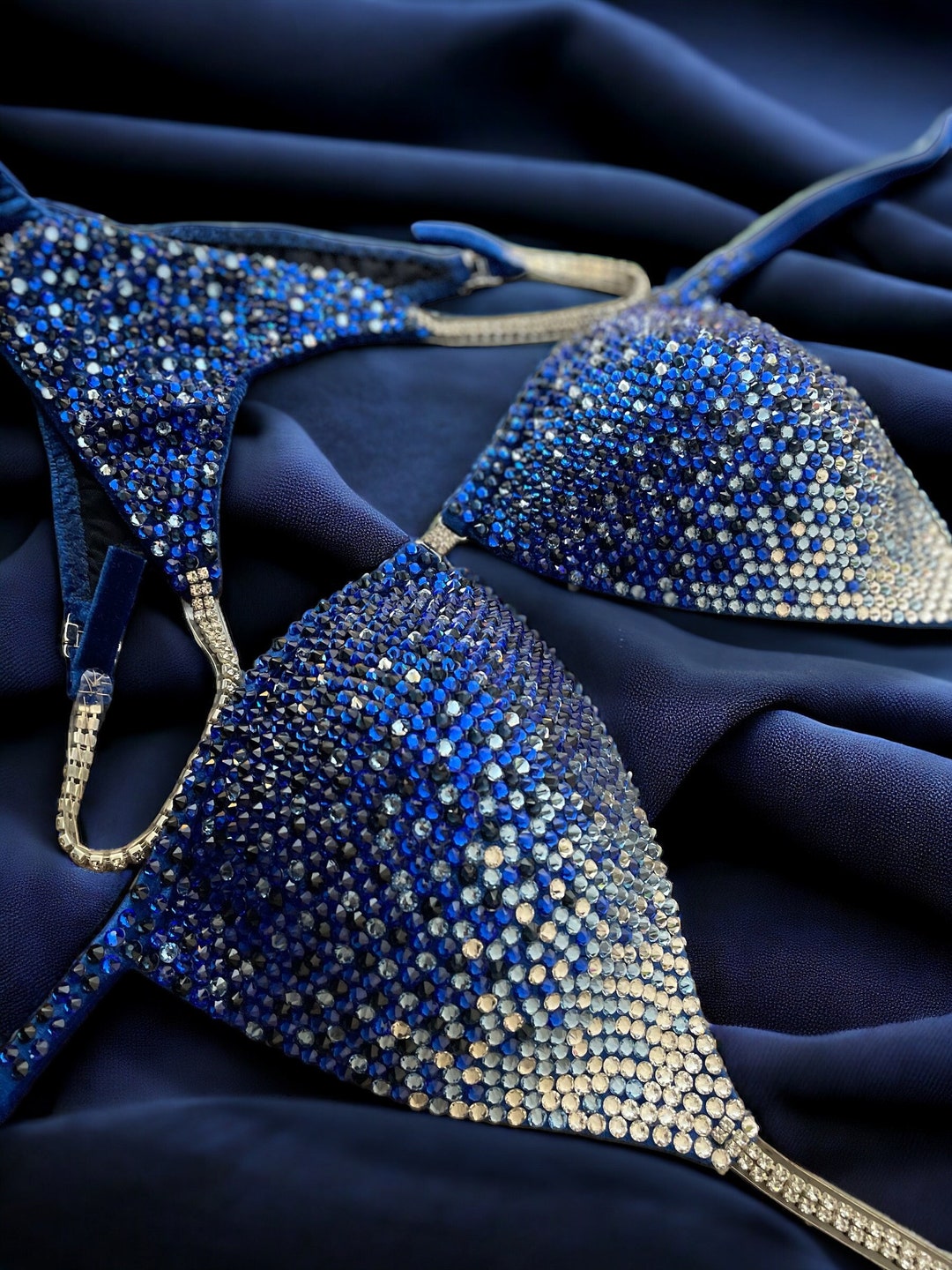 Competition Set, Blue Competition Bikini Suit, NPC, IFBB, Wabba WBFF ...