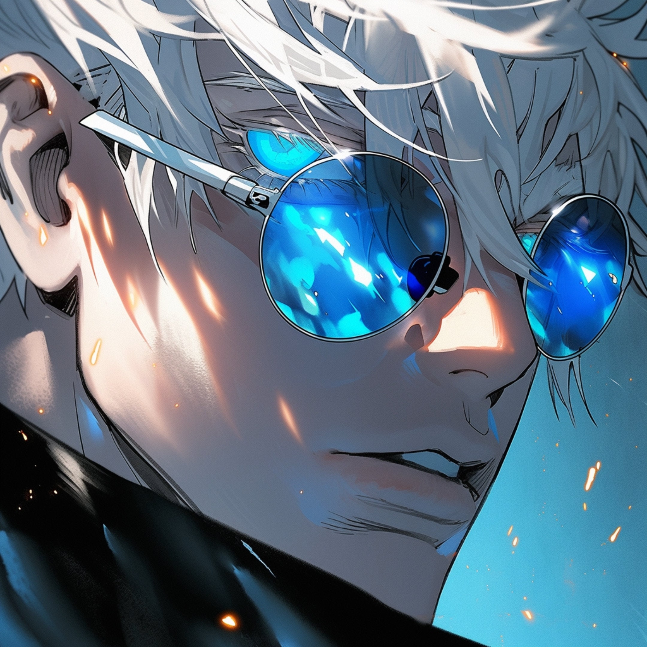 Gojo Satoru Close-up Shot - Etsy