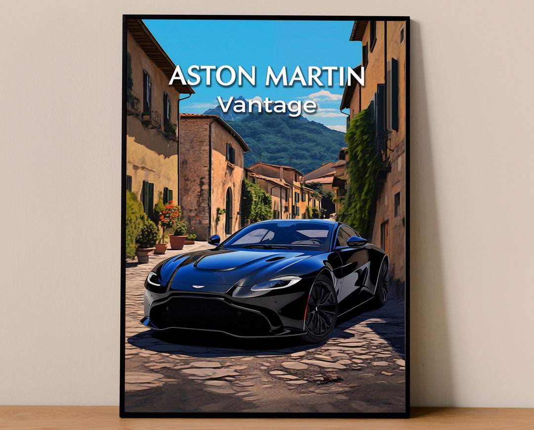 Aston Martin Poster Vantage Poster 1401.0 Aston Martin - Etsy
